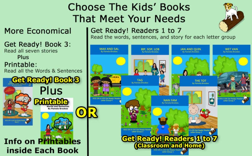 Pre-Reader Books for New Readers and Students with Dyslexia